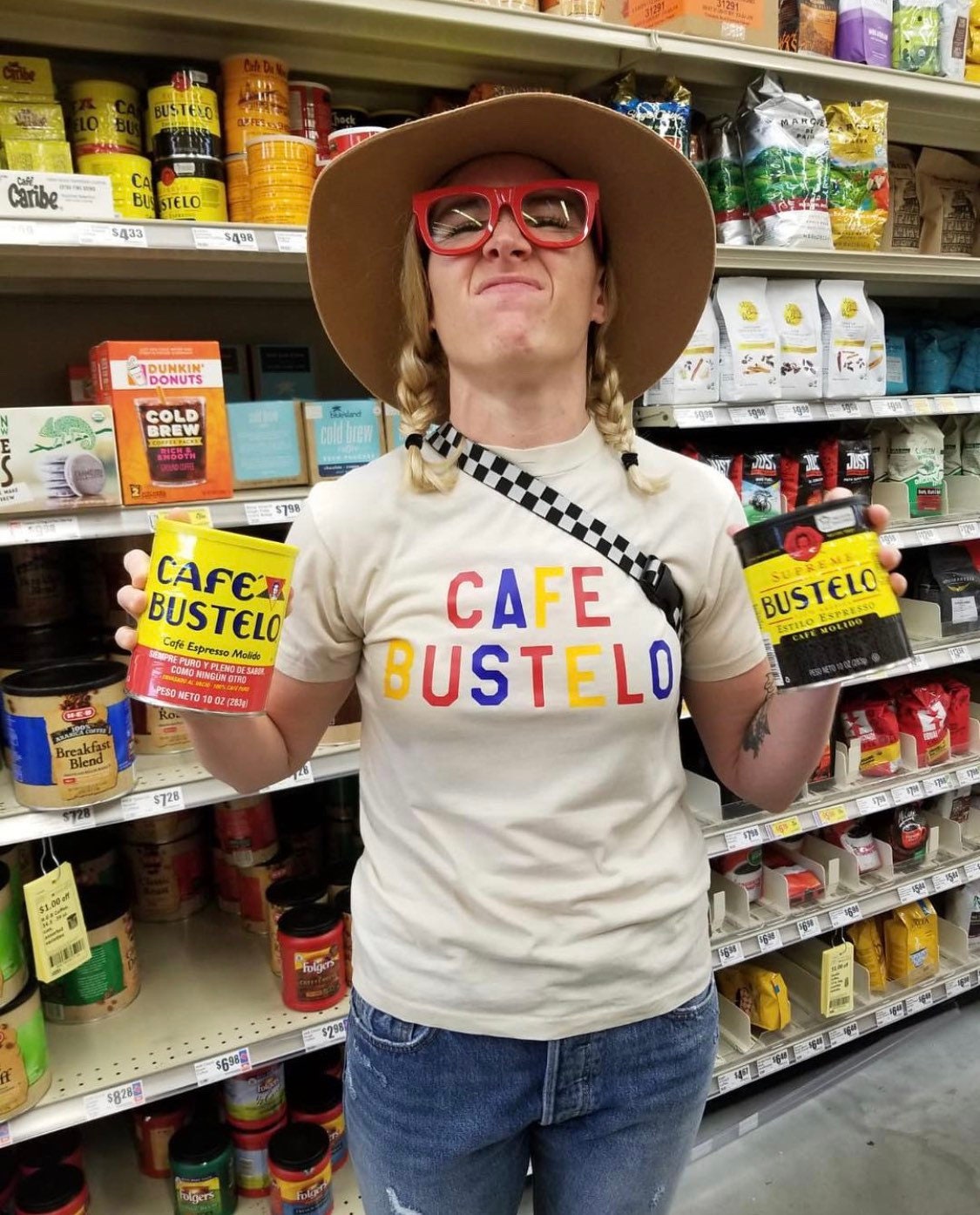 Cafe Bustelo Custom Graphic Tee - Etsy UK