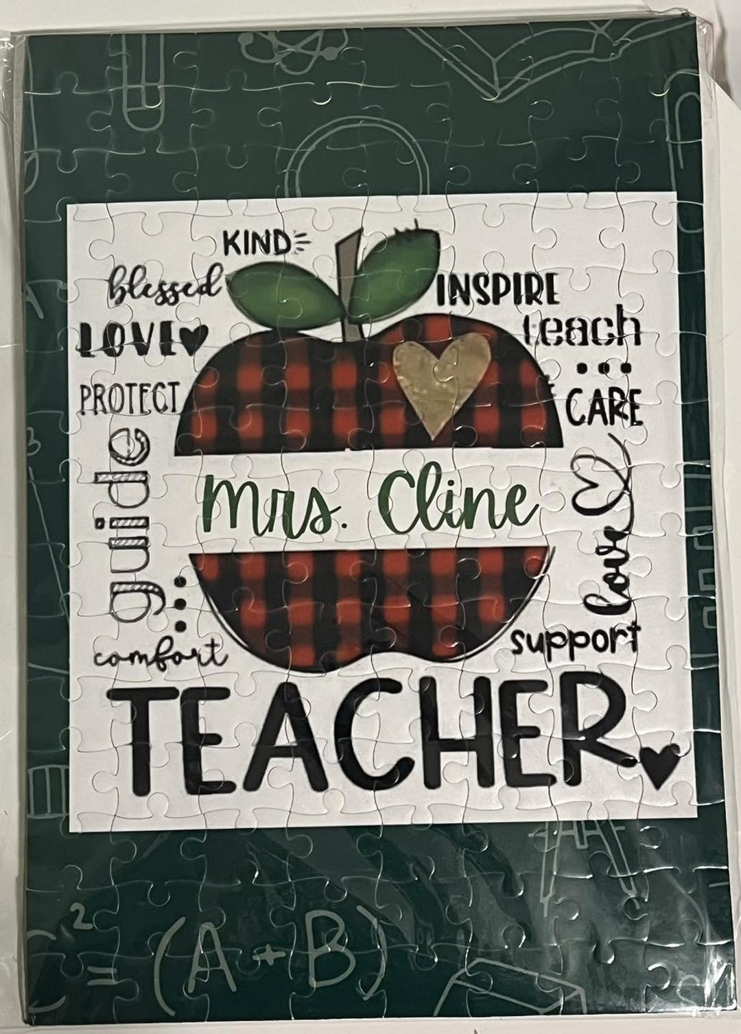 Customized Teacher Puzzle - Etsy