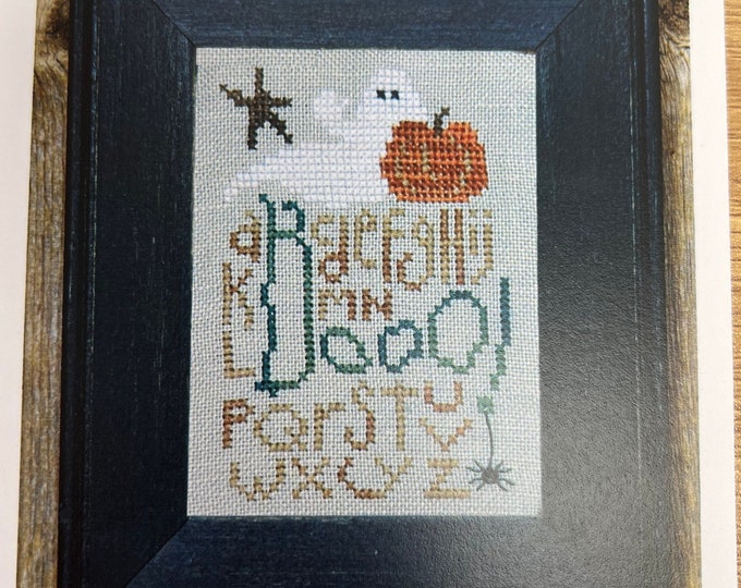 Boo Cross Stitch by Bent Creek Paper Pattern - Etsy