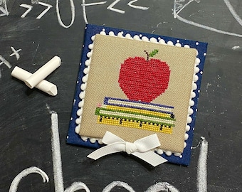 School Days Cross Stitch PDF Pattern - Etsy
