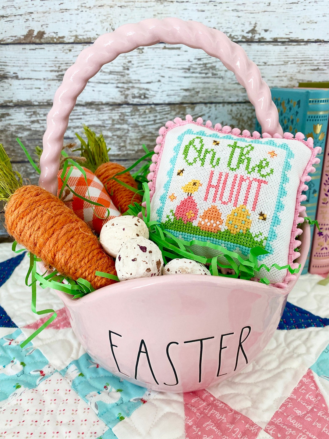 On the Hunt Cross Stitch Easter Stamps by Lindsey Weight of Primrose ...