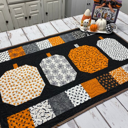 Pumpkin Season Quilt Pattern PDF the Pattern Basket - Etsy