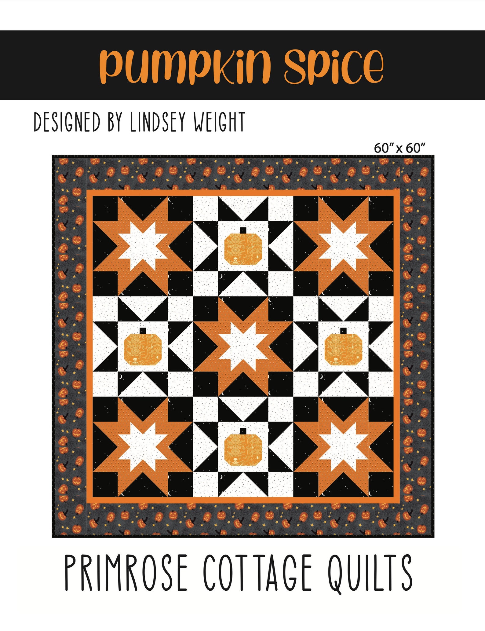 Pumpkin Spice Quilt Pattern PDF Pattern - Etsy Canada