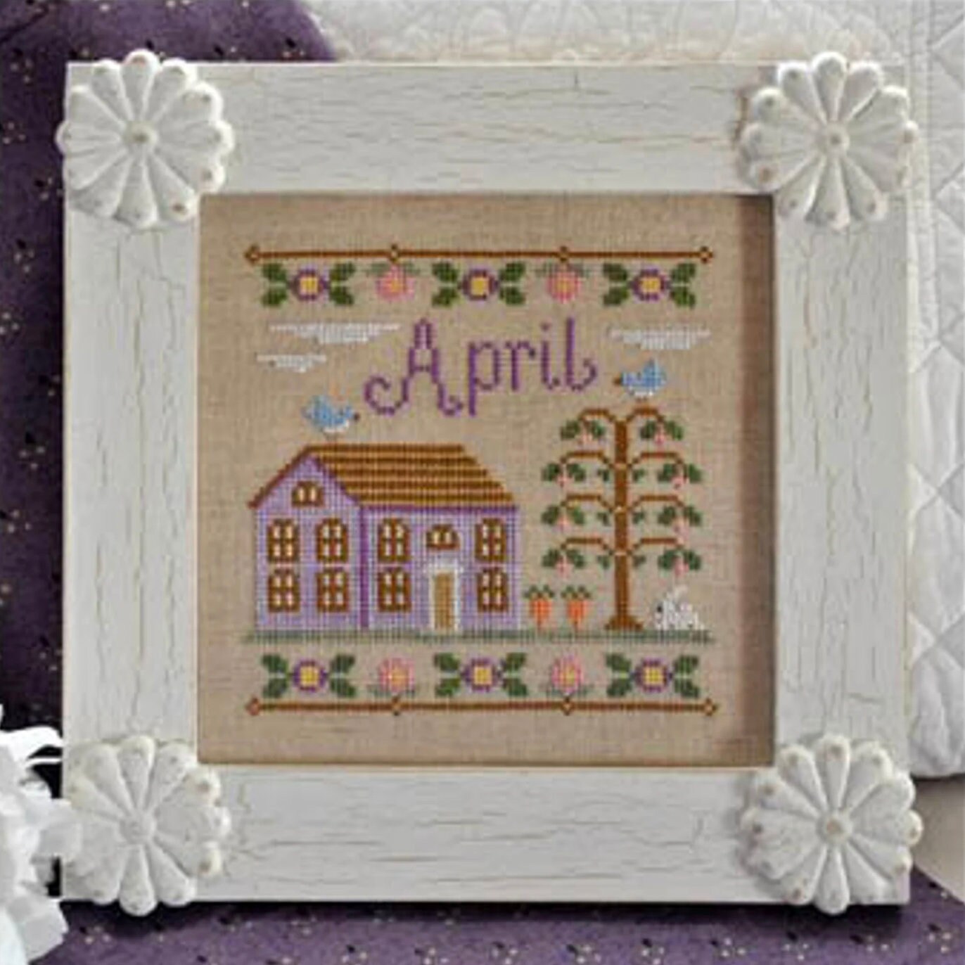 Cottage of the Month April Cottage Cross Stitch by Country Cottage ...