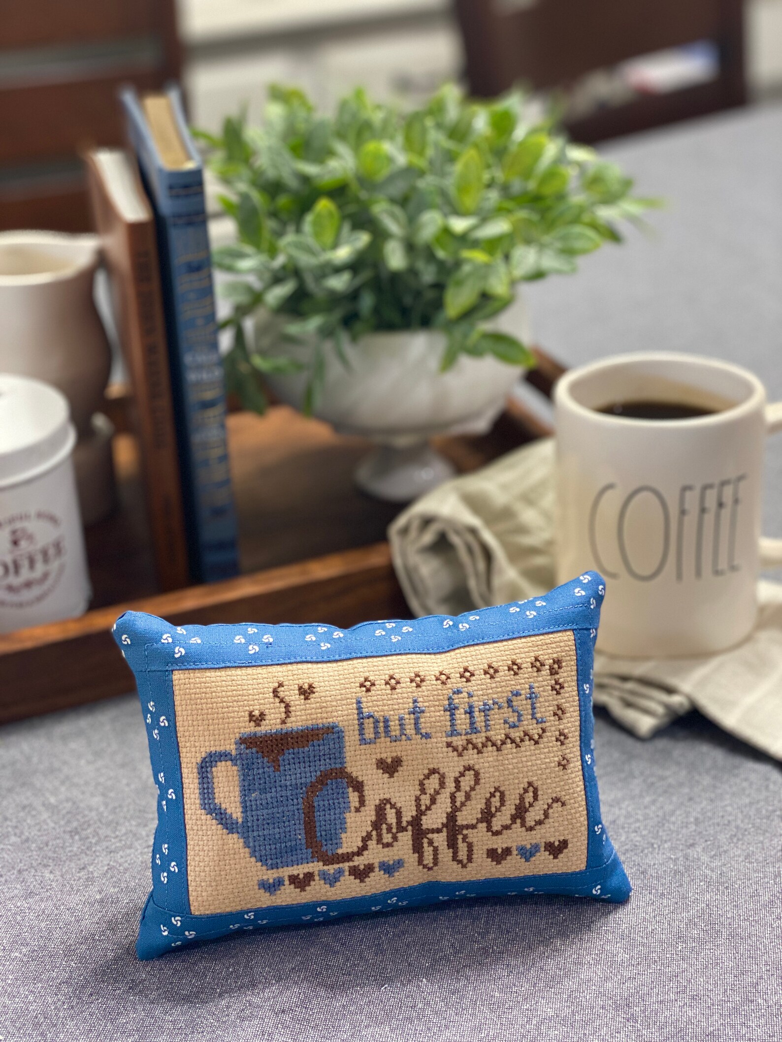 But First Coffee Cross Stitch by Lindsey Weight of Primrose Cottage ...