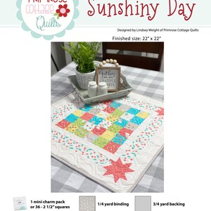 Sunshiny Day Table Topper - PDF Pattern - Etsy