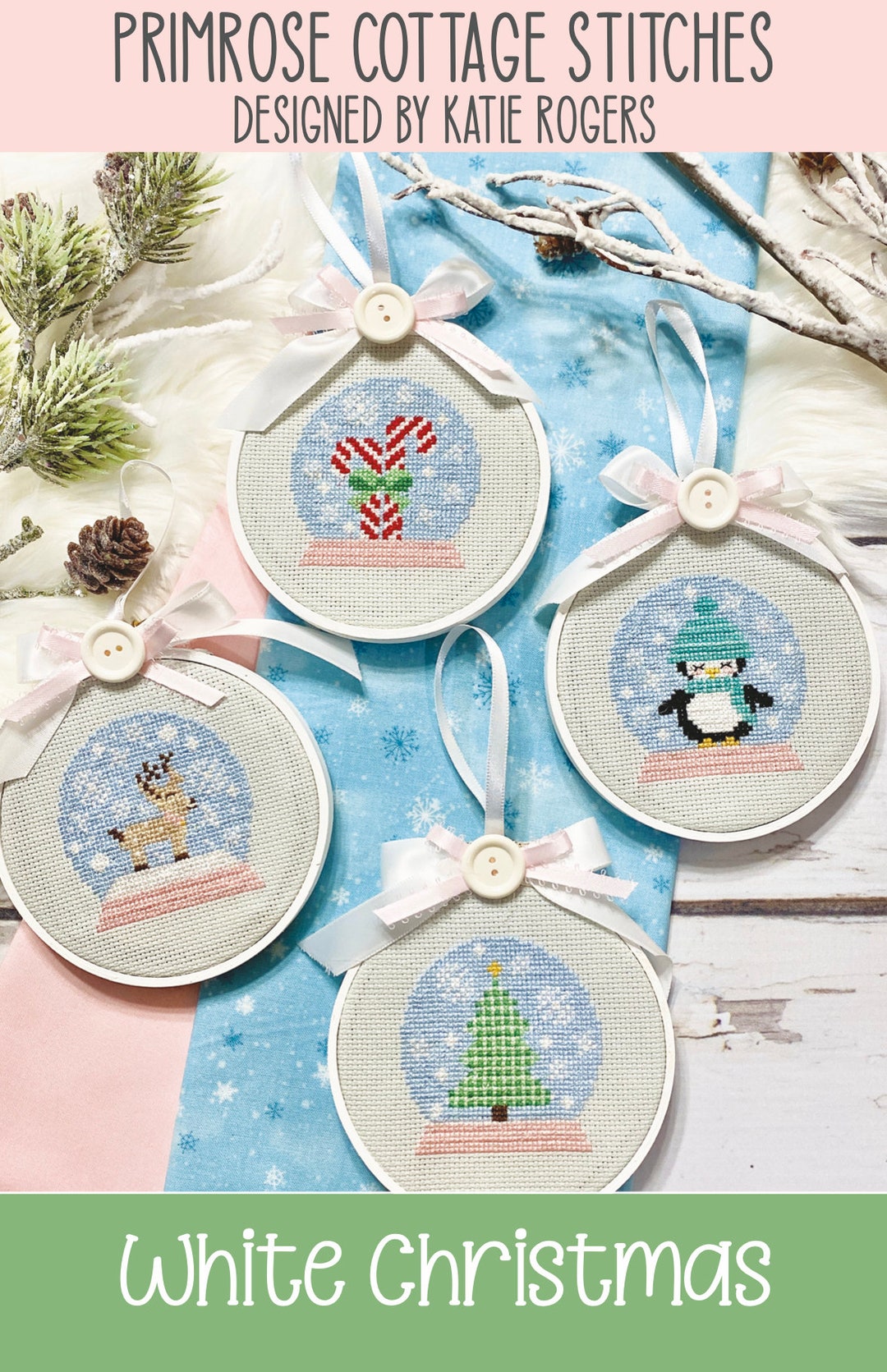 White Christmas by Katie Rogers of Primrose Cottage Stitches - PDF ...