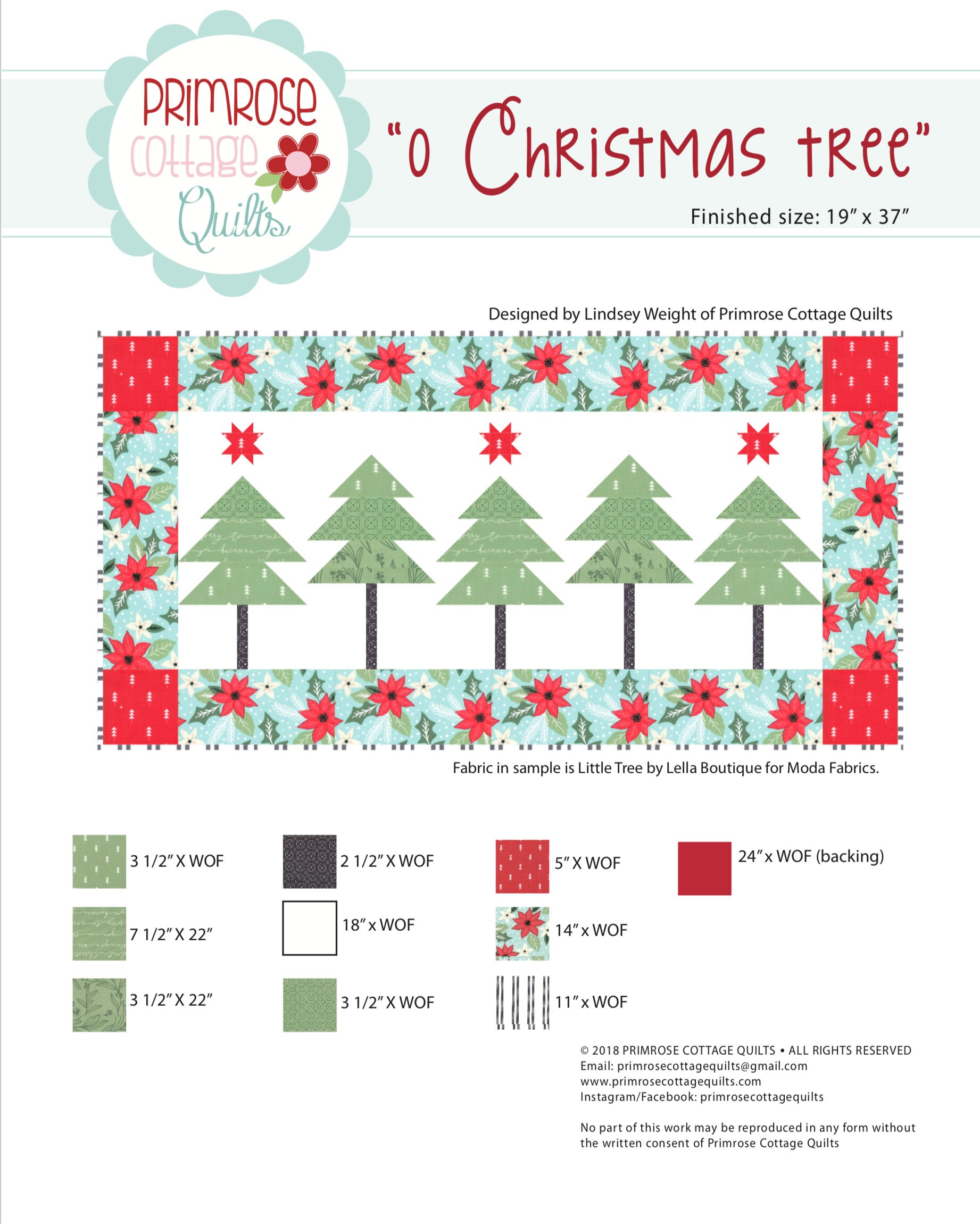 O Christmas Tree Pattern - PDF Pattern - Etsy