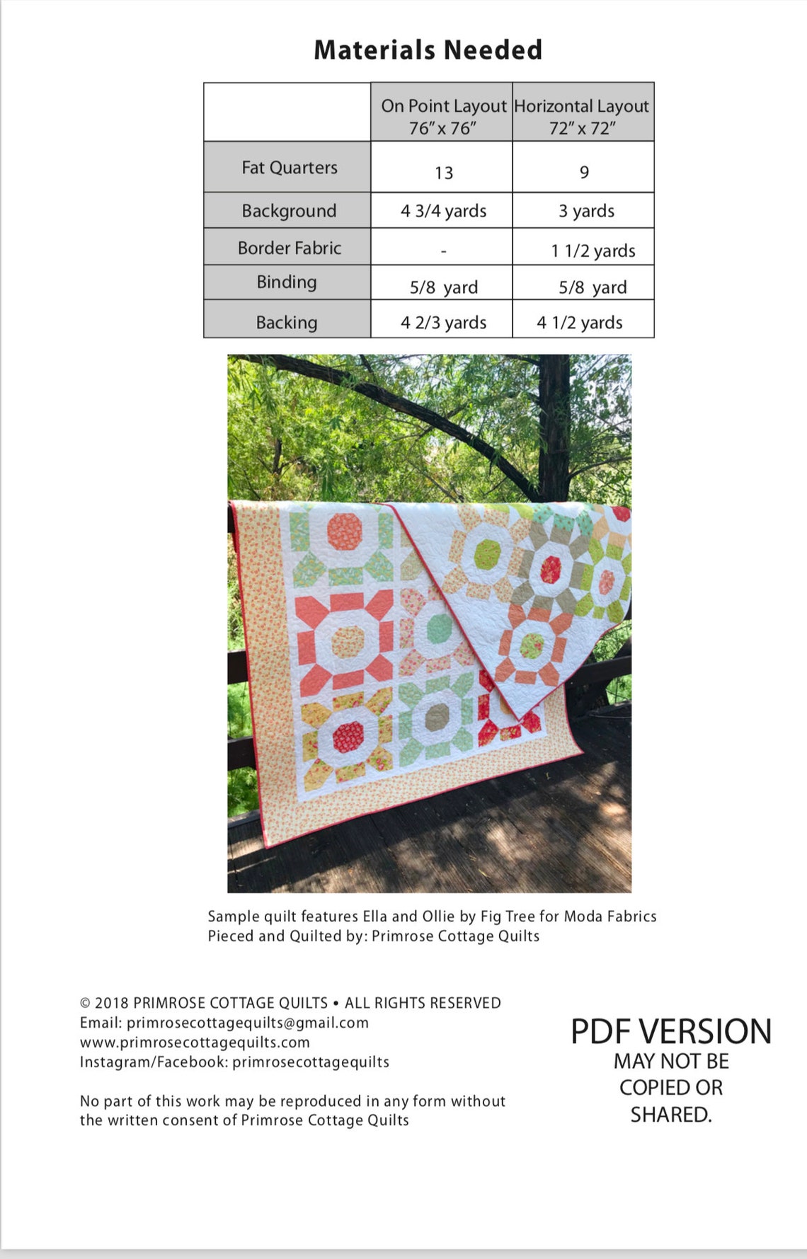 Blossom PDF Pattern - Etsy