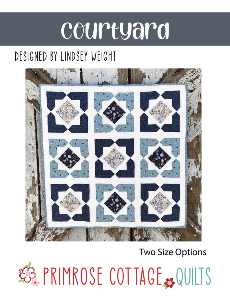 Courtyard Quilt Pattern PDF Pattern - Etsy UK