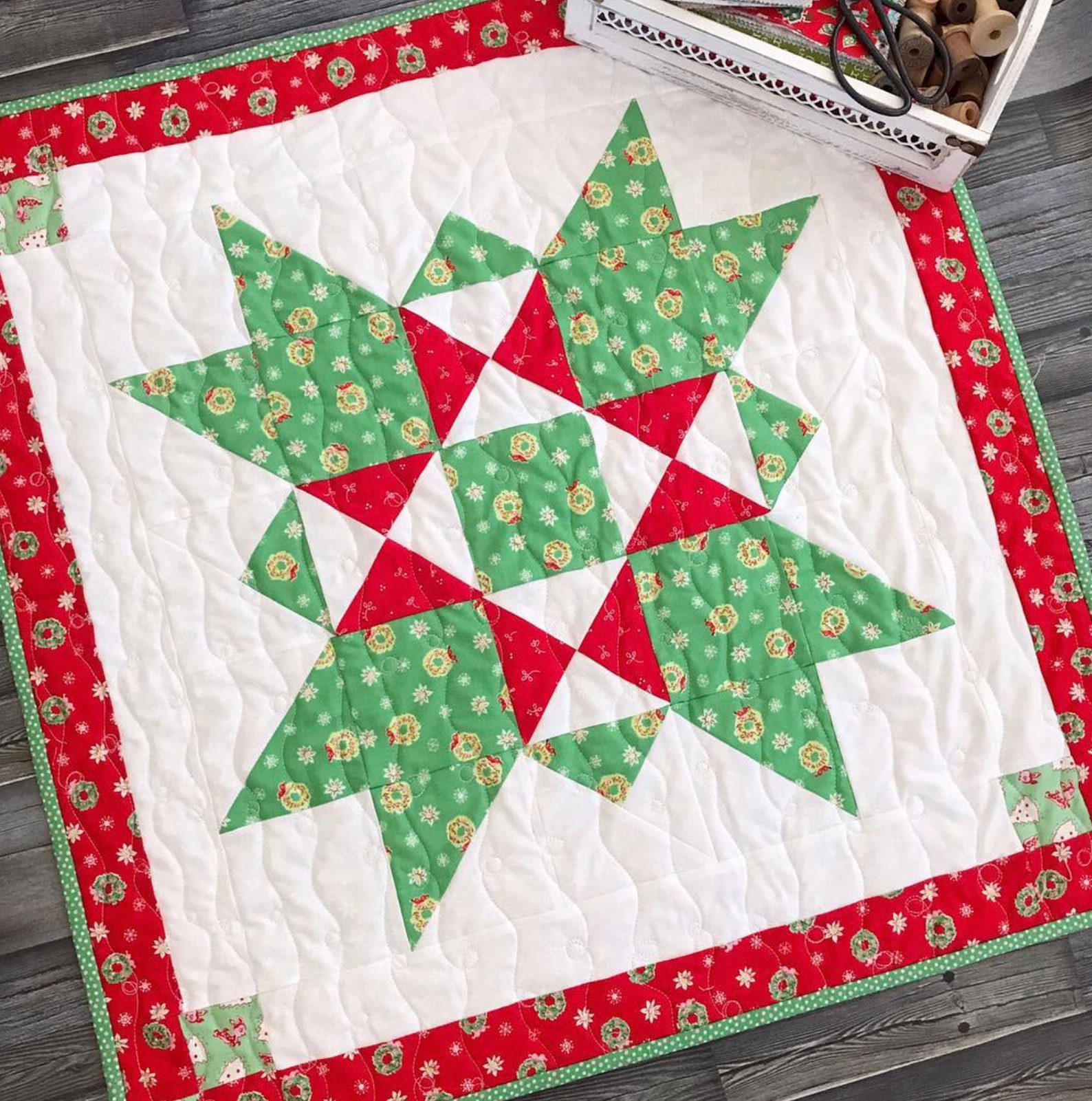 Joyful Star Table Topper PDF Pattern - Etsy