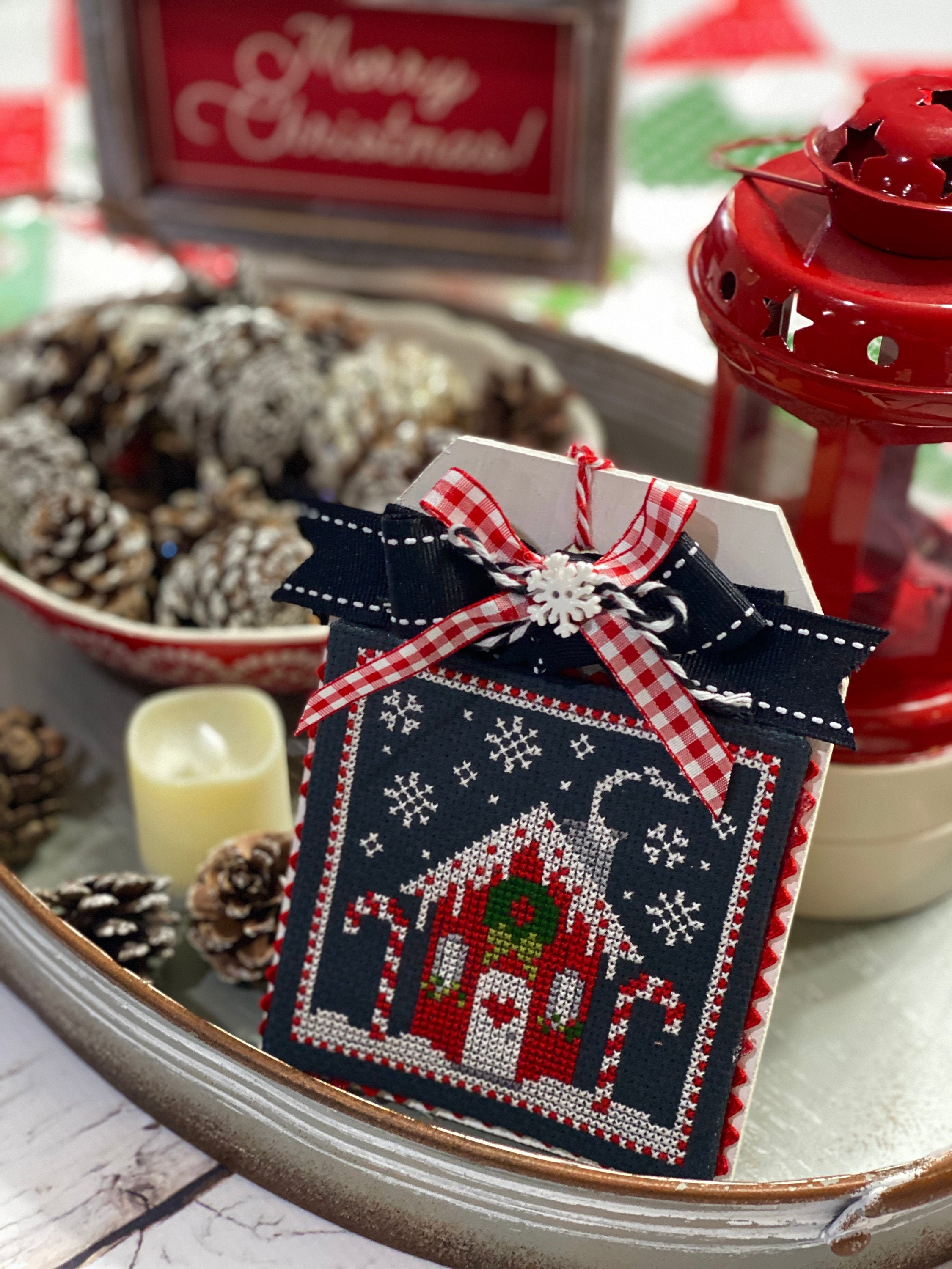 Candy Cane Cottage by Lindsey Weight of Primrose Cottage - Etsy