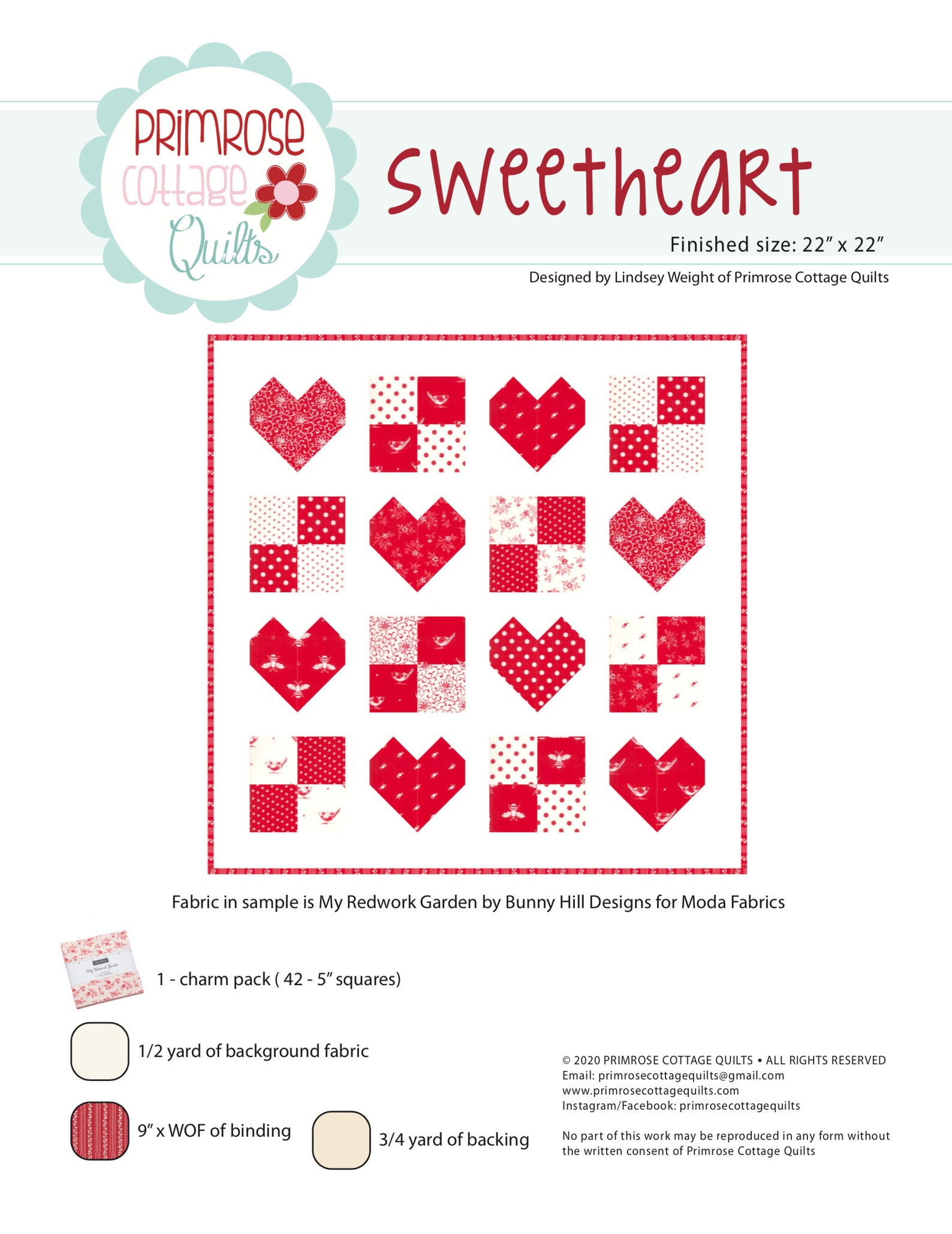 Sweetheart PDF Pattern | Etsy