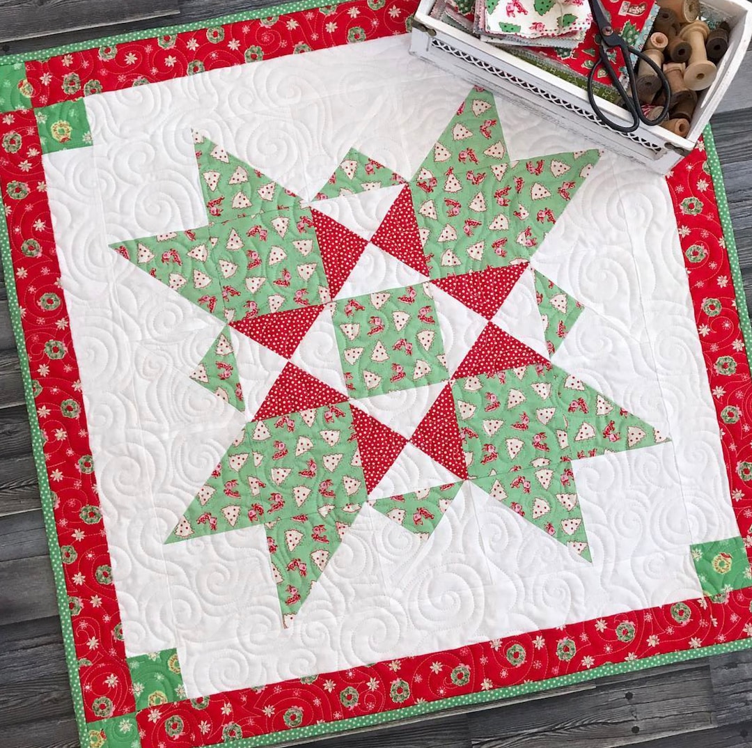 Joyful Star Table Topper - PDF Pattern - Etsy