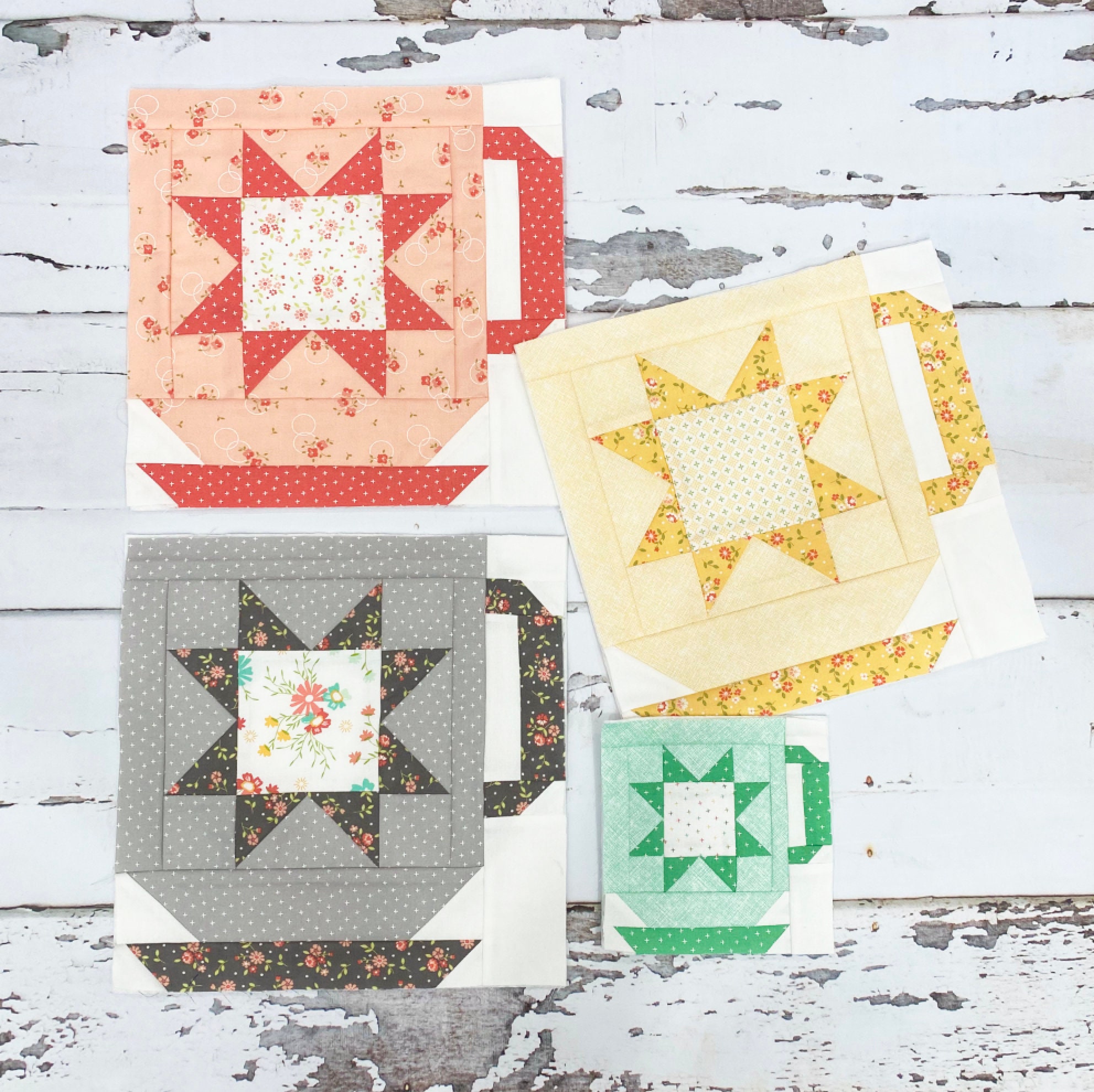 Tea Time Quilt Block - PDF Pattern - Etsy