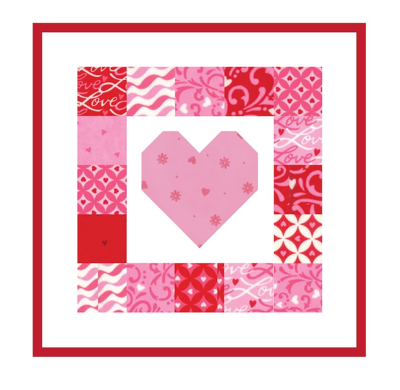H is for Heart - PDF Pattern (alphabet Series) - Etsy