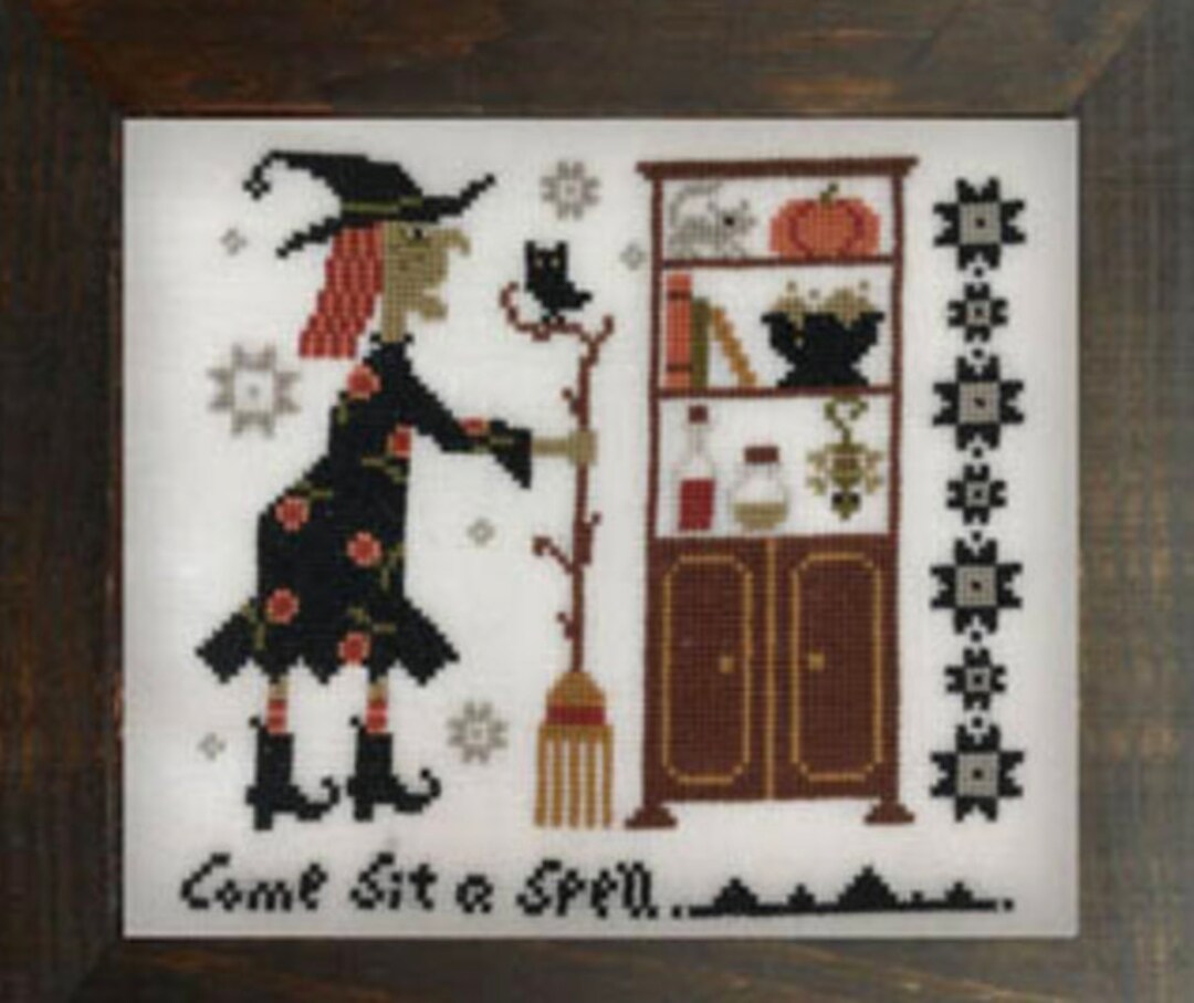 Witch's Pantry Cross Stitch by Barbara Ana Designs Paper Pattern - Etsy