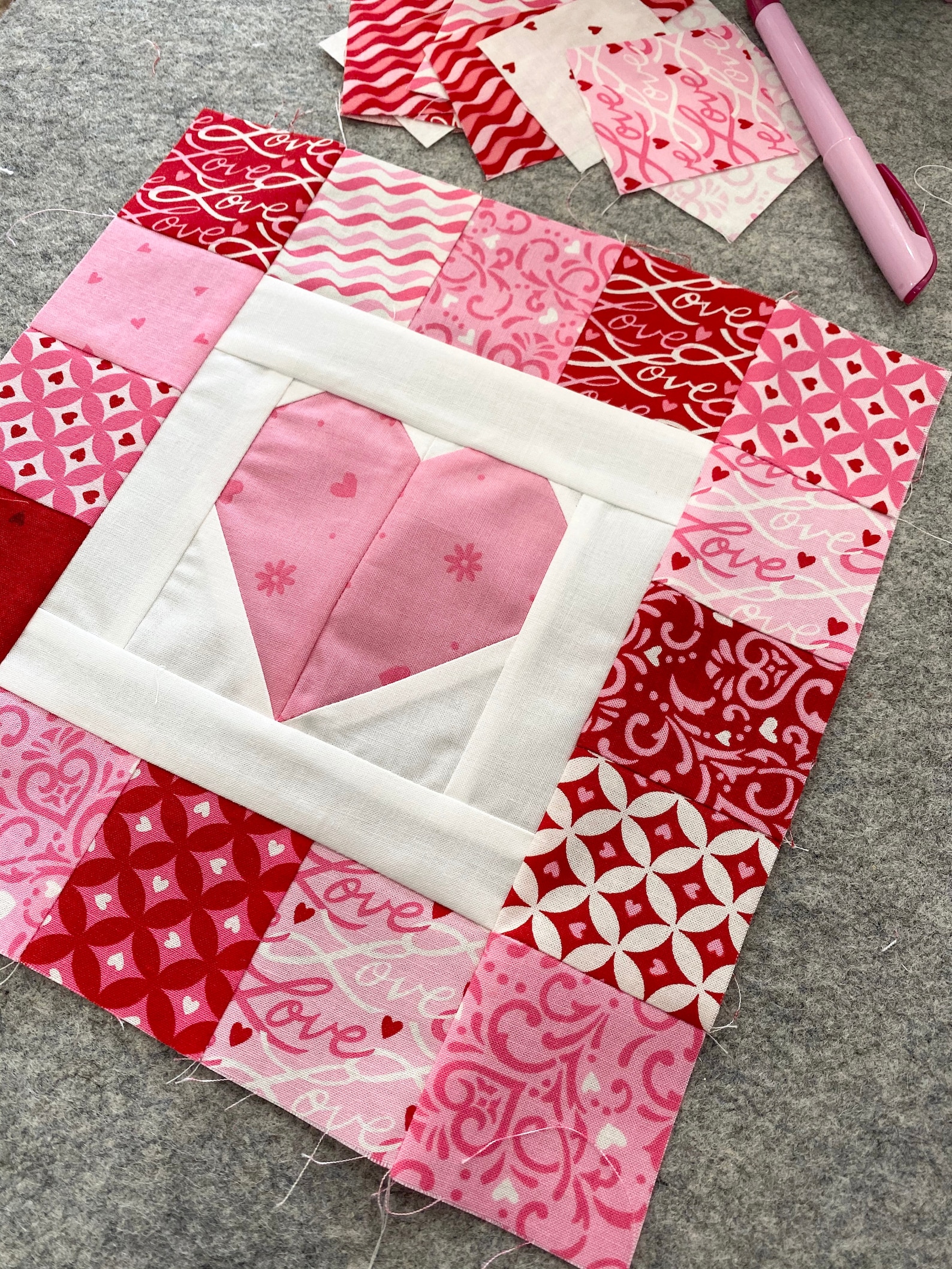 H is for Heart - PDF Pattern (alphabet Series) - Etsy
