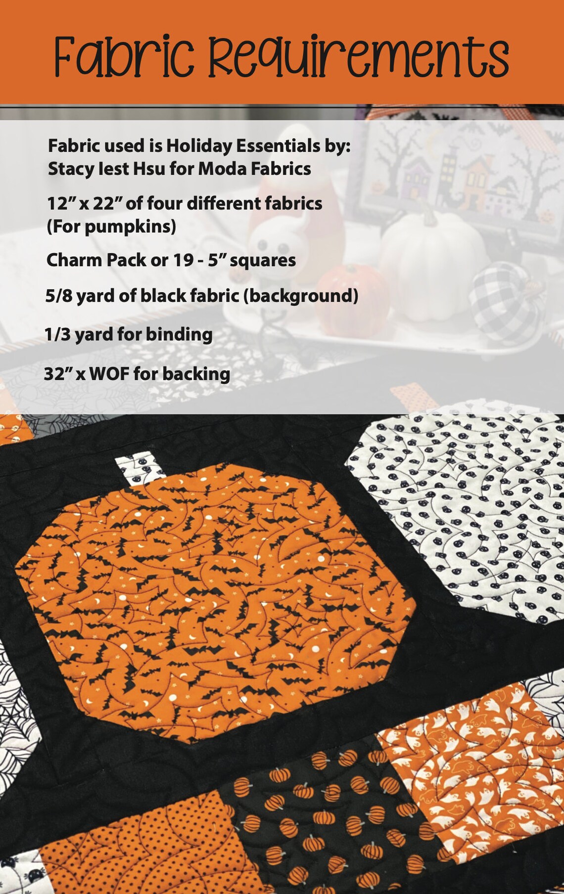 Hey Pumpkin Quilt Pattern PDF Download - Etsy