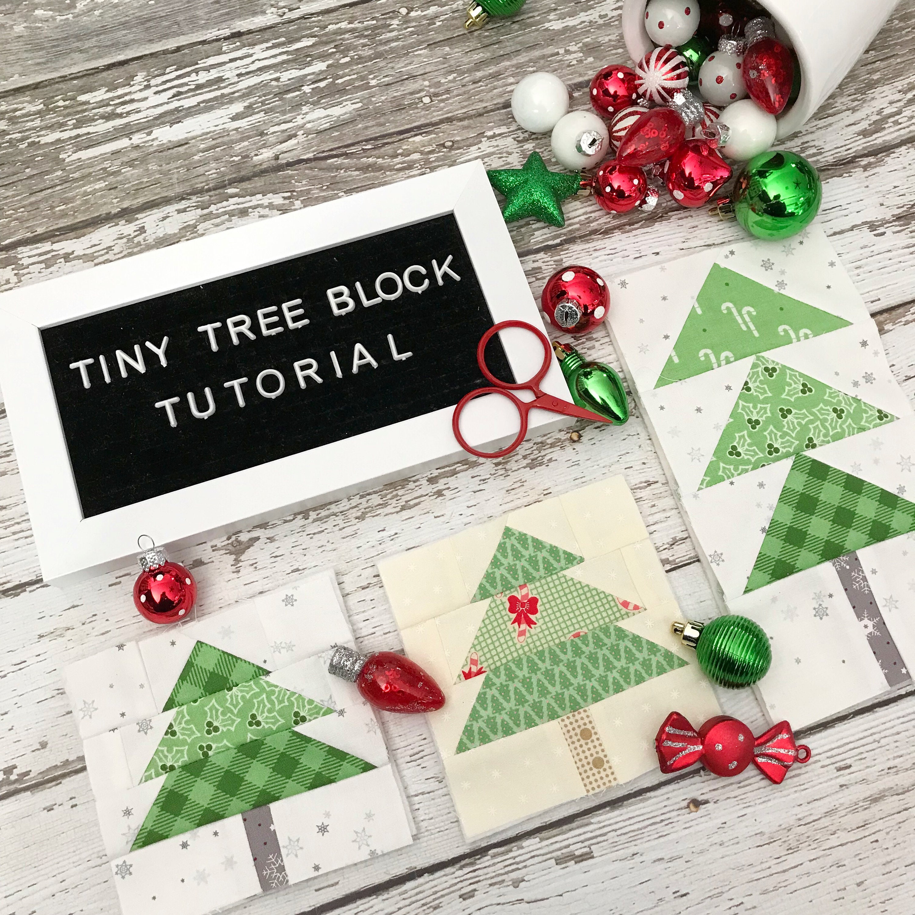 Tiny Christmas Blocks PDF Pattern | Etsy