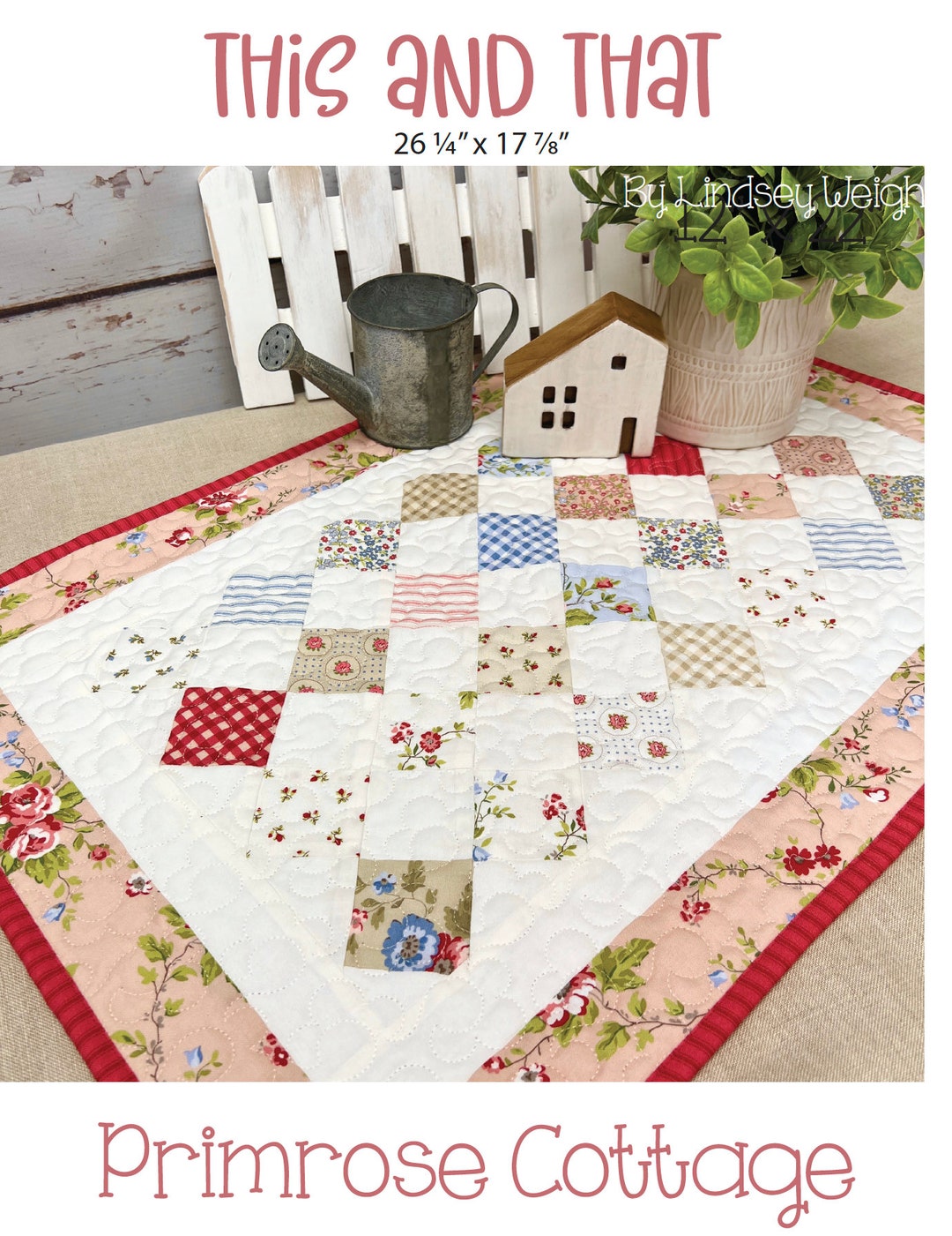 This and That Table Runner Pattern - PDF Pattern - Etsy