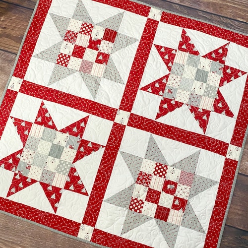 Patchwork Stars PDF Pattern - Etsy