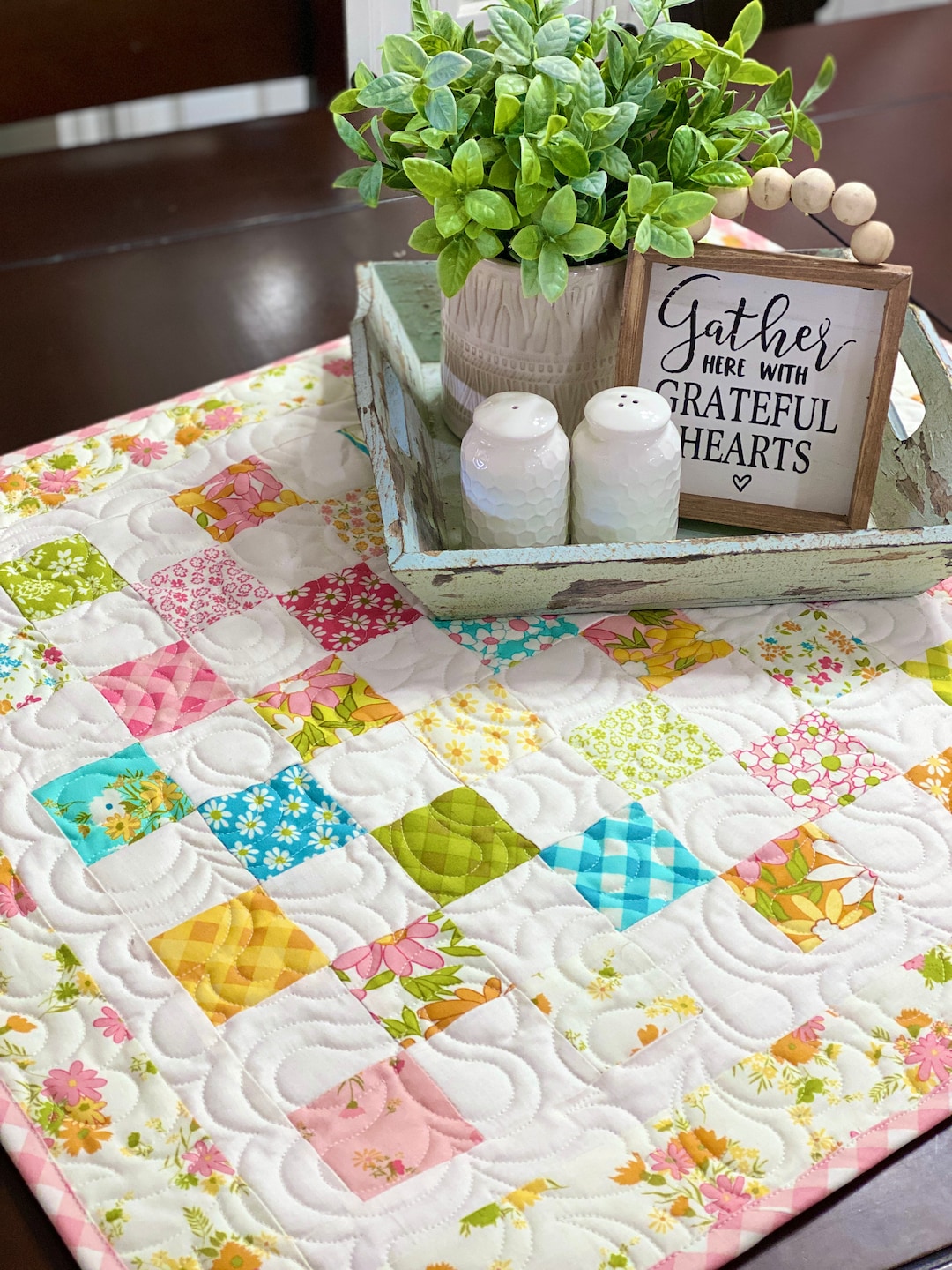 Mini Patchwork Quilt - PDF Pattern - Etsy