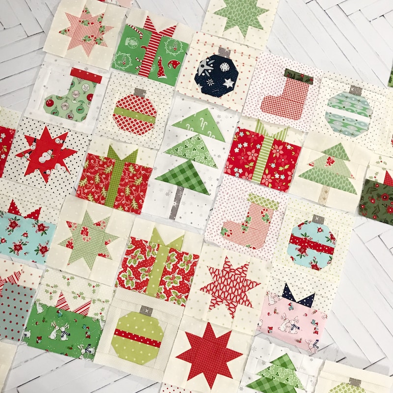 Christmas Blocks - Etsy