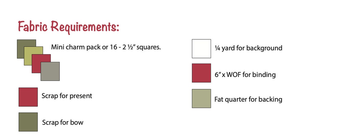 P is for Present - PDF Pattern (alphabet Series) - Etsy