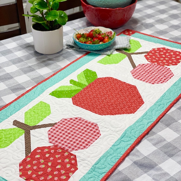 Apple Table Runner Patterns - Etsy
