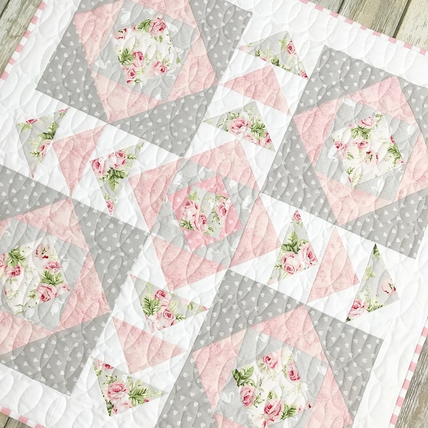 Rose Quilt Pattern - Etsy