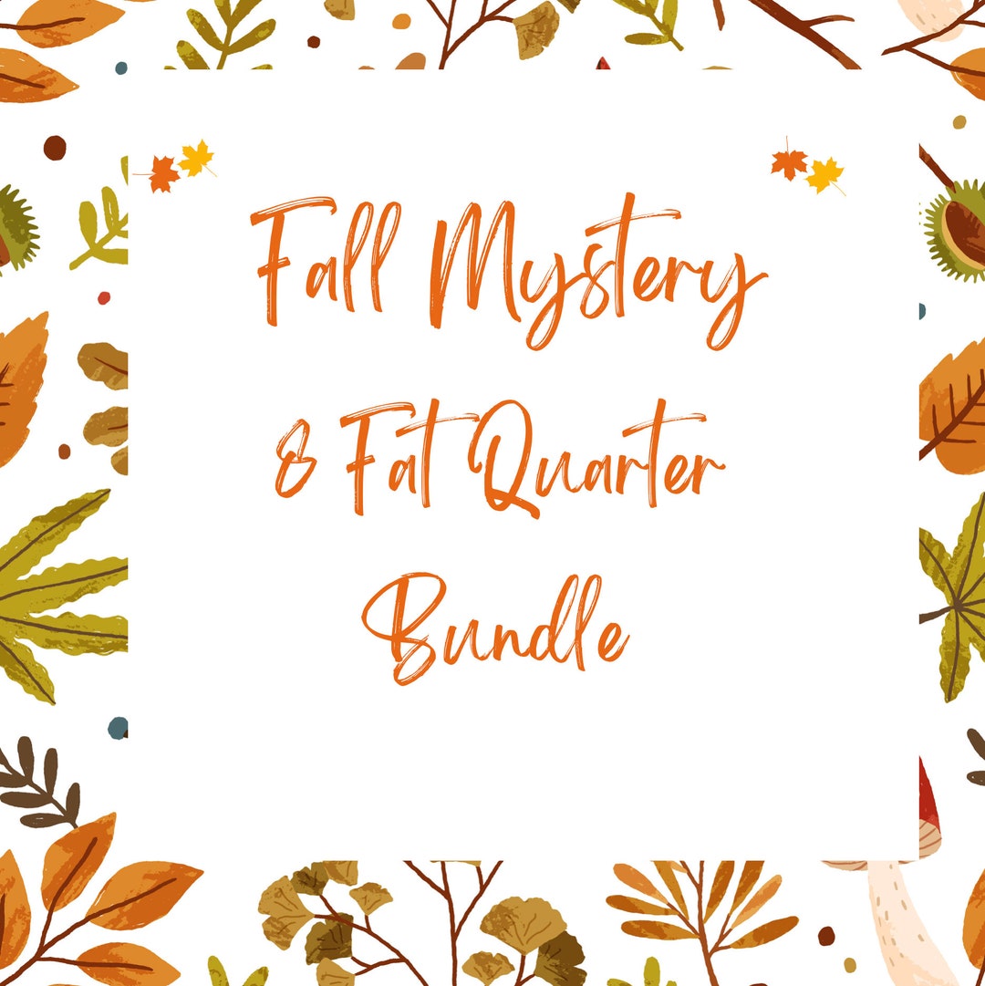 Fall Mystery Fat Quarter Bundle 8 Pieces FQB-076 - Etsy
