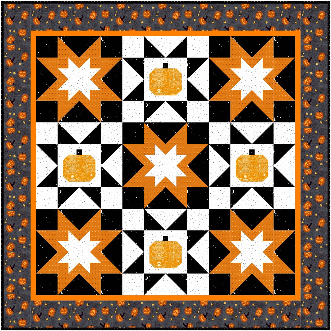Pumpkin Spice Quilt Pattern - PDF Pattern - Etsy