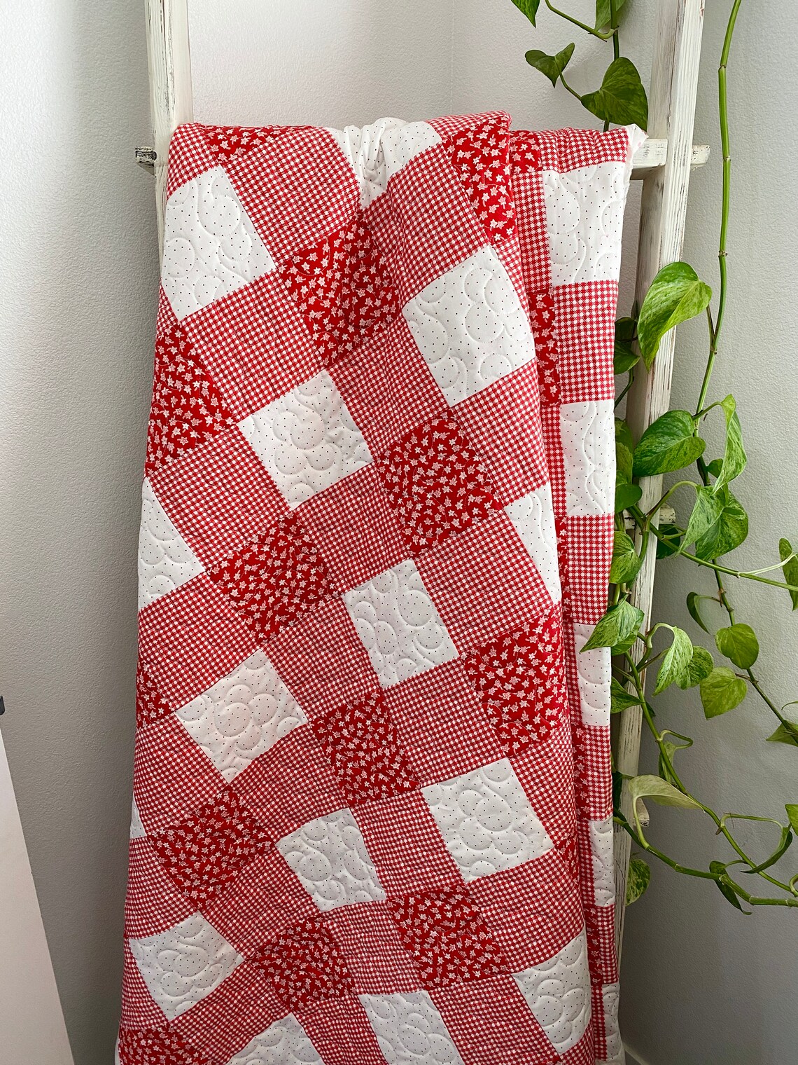 Gingham Patchwork Quilt Pattern Six Size Options PDF | Etsy Canada