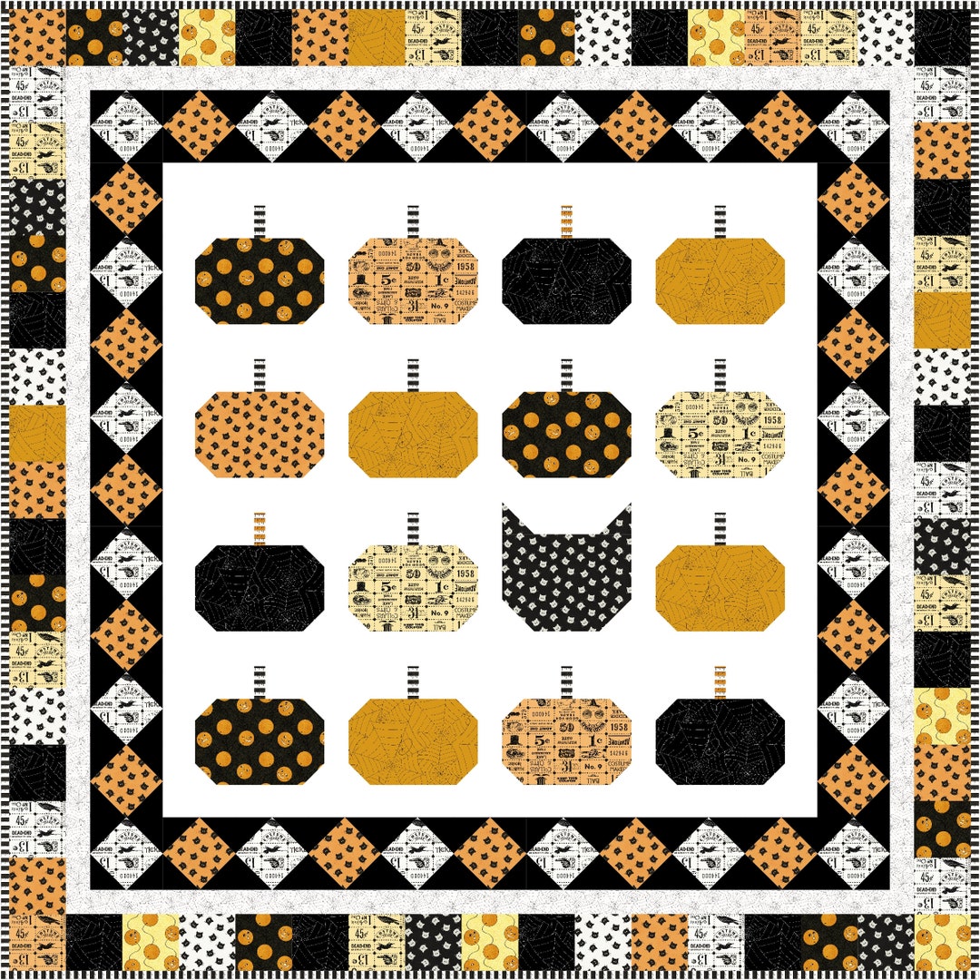Boo Bash Quilt Pattern - PDF Pattern - Etsy