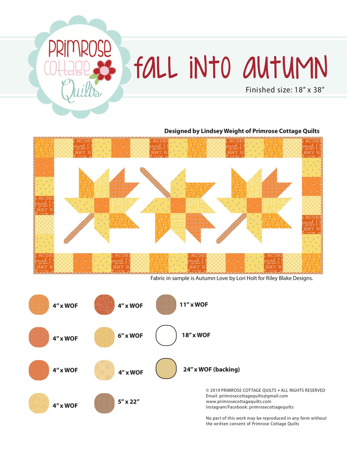 Fall Into Autumn PDF Pattern | Etsy