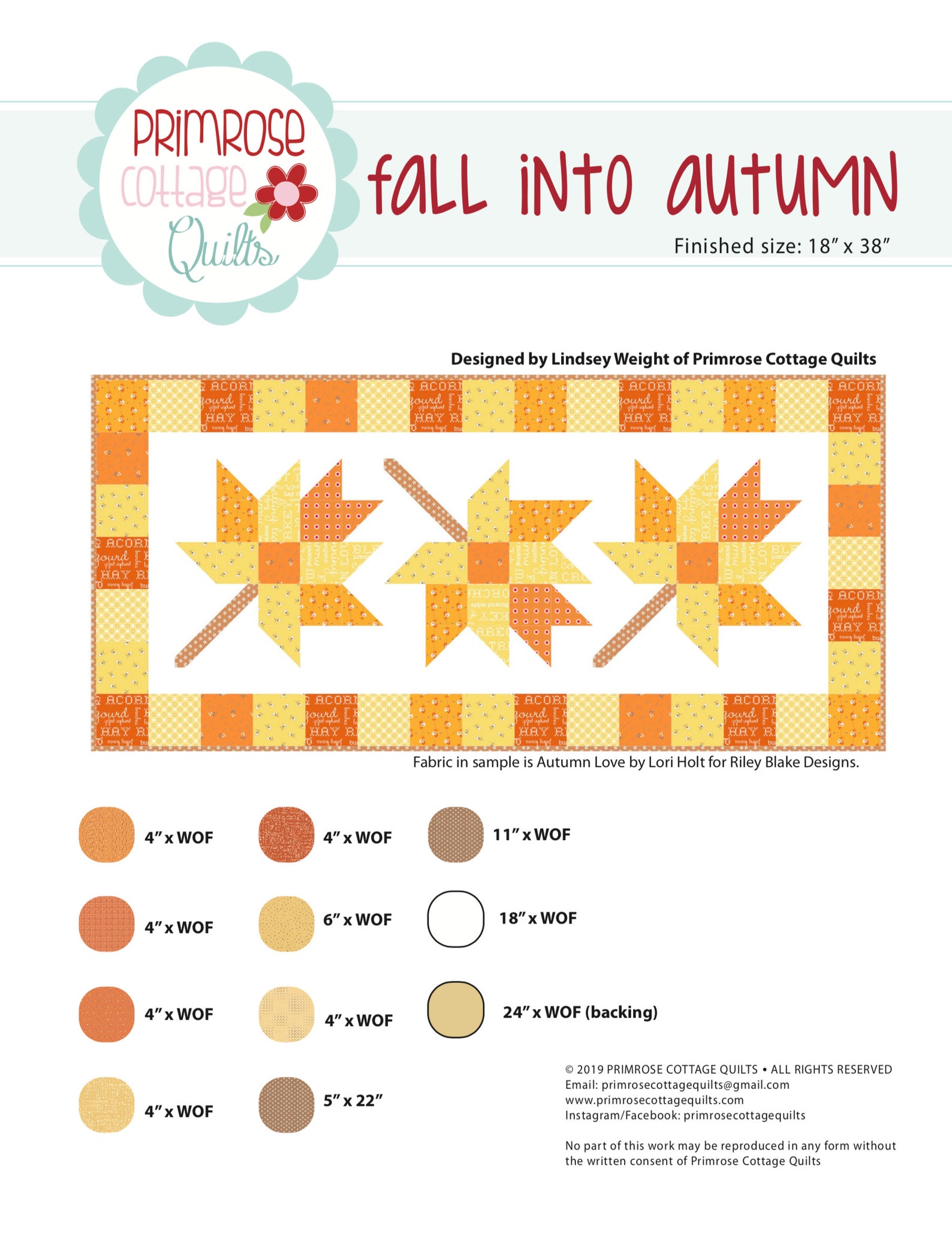 Fall Into Autumn - PDF Pattern - Etsy