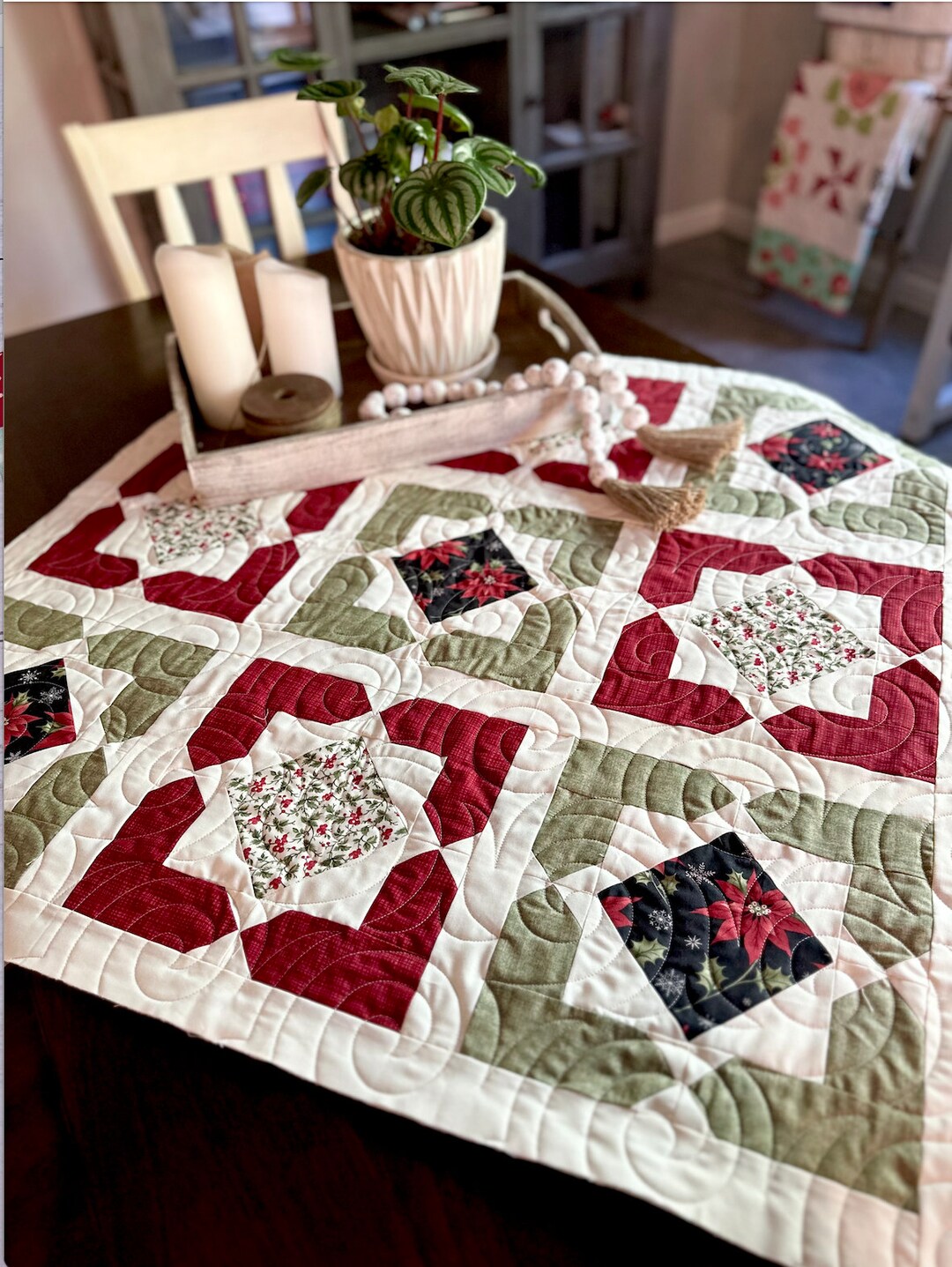 Christmas in July Courtyard Quilt Kit Purchase Pattern - Etsy
