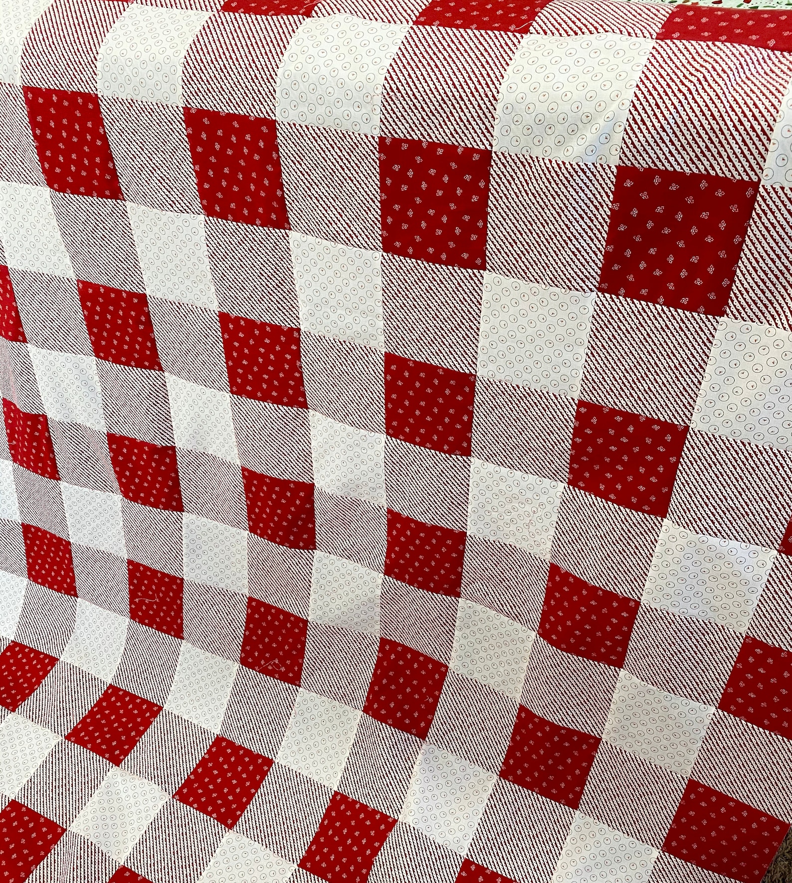 Gingham Patchwork Quilt Pattern Six Size Options PDF | Etsy Canada