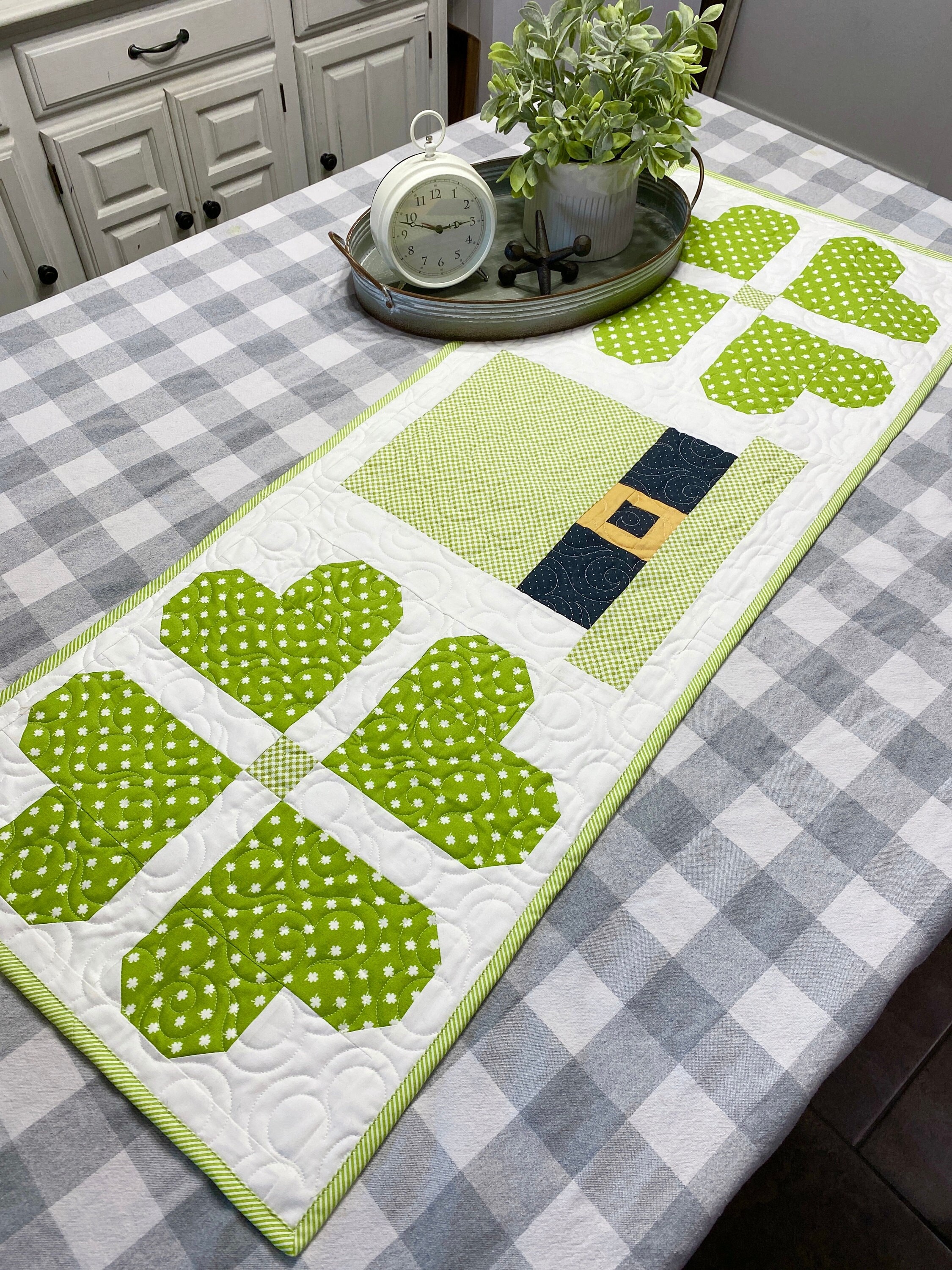 Luck of the Irish Table Runner PDF Pattern - Etsy