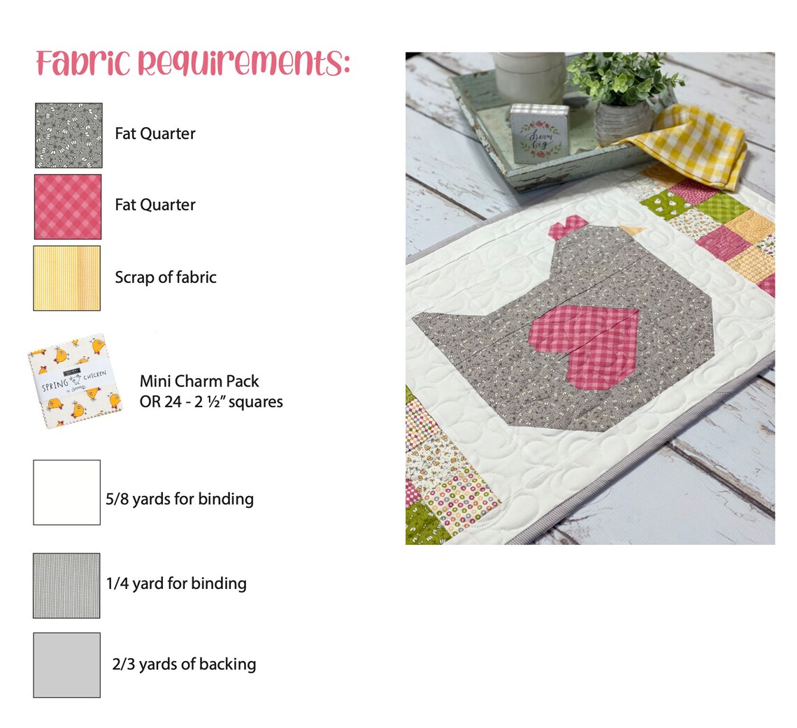 Henny Penny Pattern - PDF Pattern - Etsy
