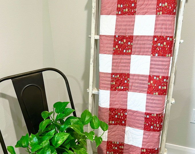 Gingham Patchwork Quilt Kit 54 X 63 Purchase Pattern Separately - Etsy