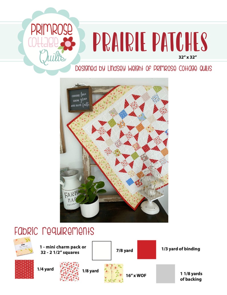 Prairie Patches PDF Pattern | Etsy
