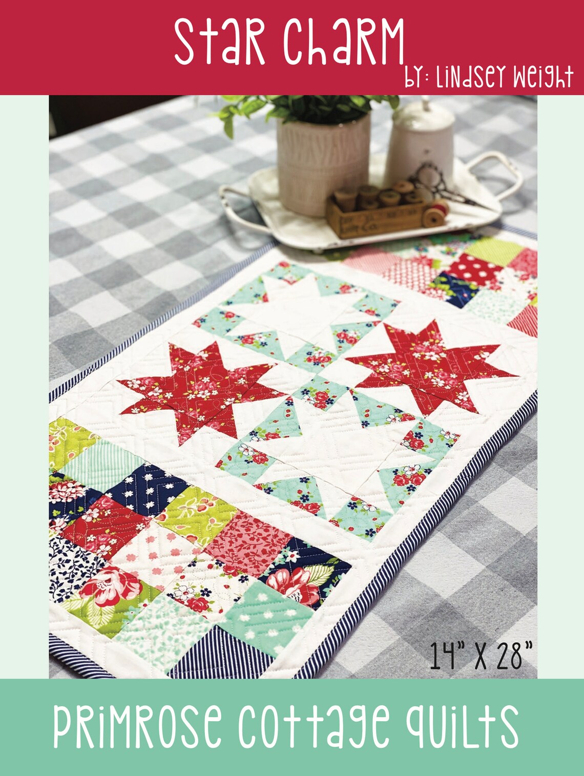 Star Charm Table Runner PDF Pattern - Etsy