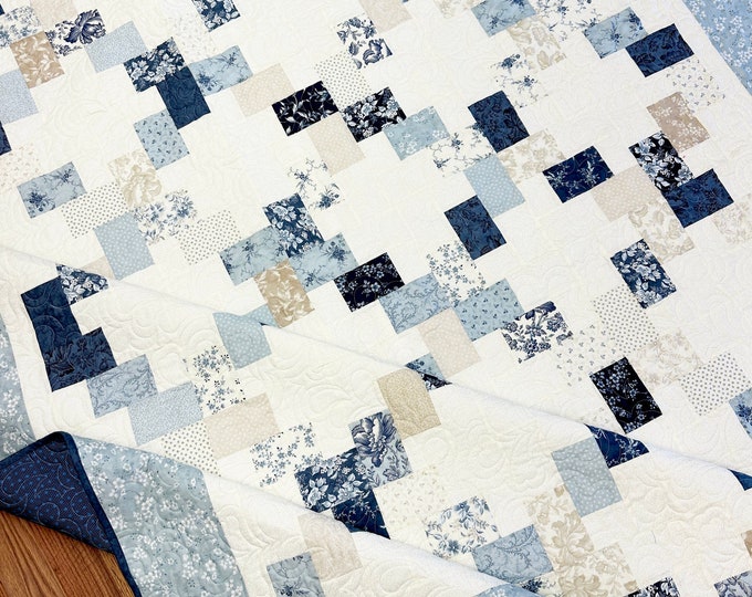 Layer Cake Lattice Quilt Kit Using Cascade by 3 Sister for Moda Fabrics ...