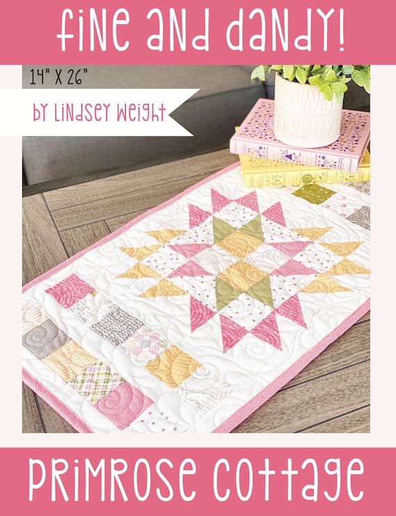 Fine and Dandy Table Topper PDF Pattern - Etsy