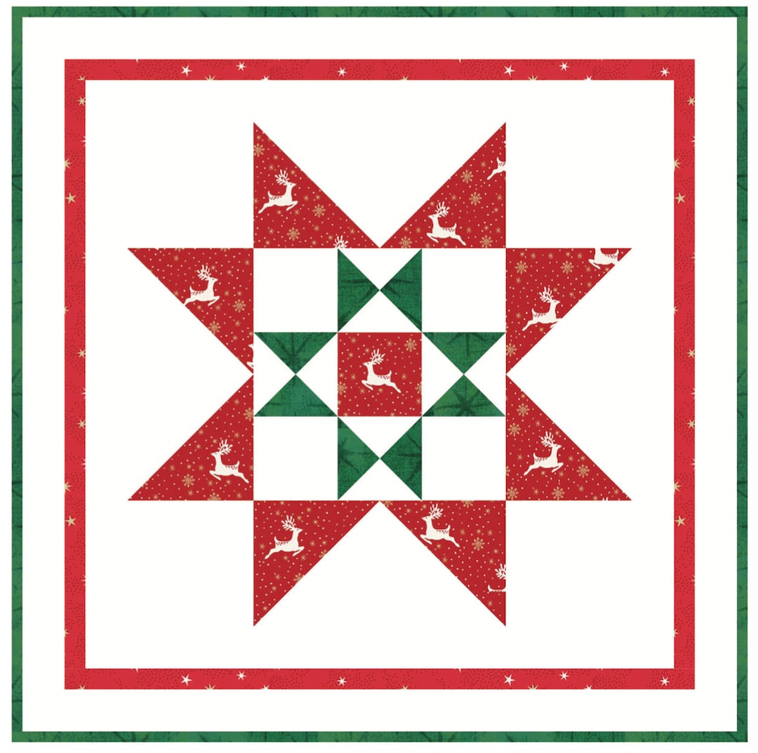 Christmas Star Pattern - PDF Pattern - Etsy