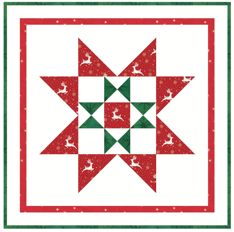 Christmas Star Pattern - PDF Pattern - Etsy