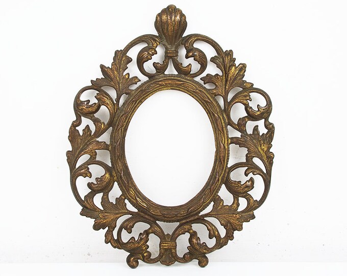 Antique Bronze Frame Vintage Bronze Frame Italian Frame Italian Decor ...