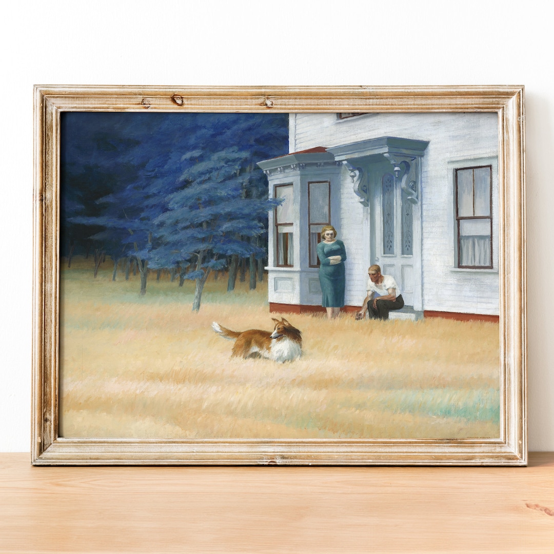 Edward Hopper - Cape Cod Evening Art Print, Museum-quality Fine Art ...